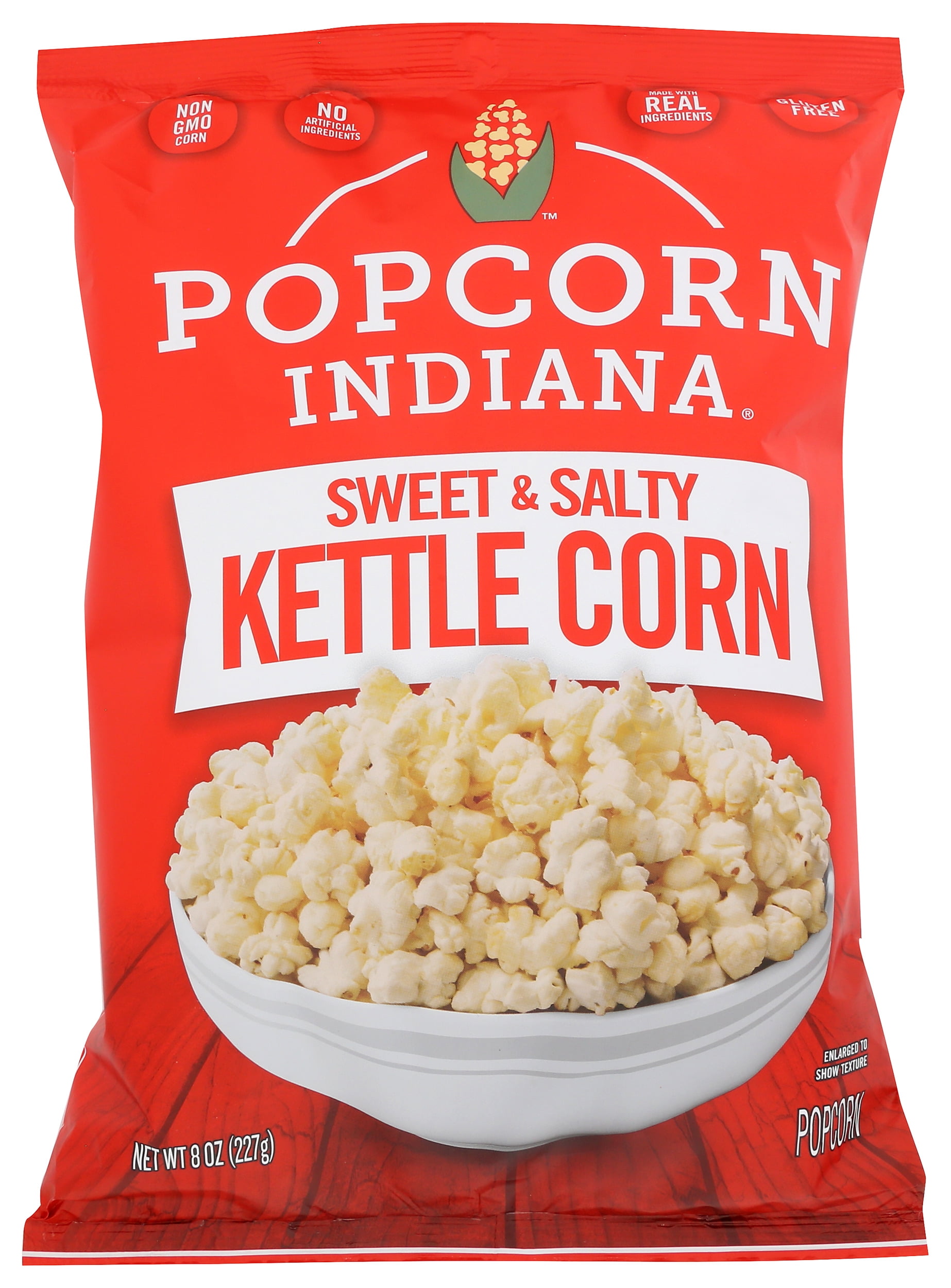 Pack of 6, Popcorn Indiana Sweet & Salty Kettle Corn, 8 oz - Walmart.com