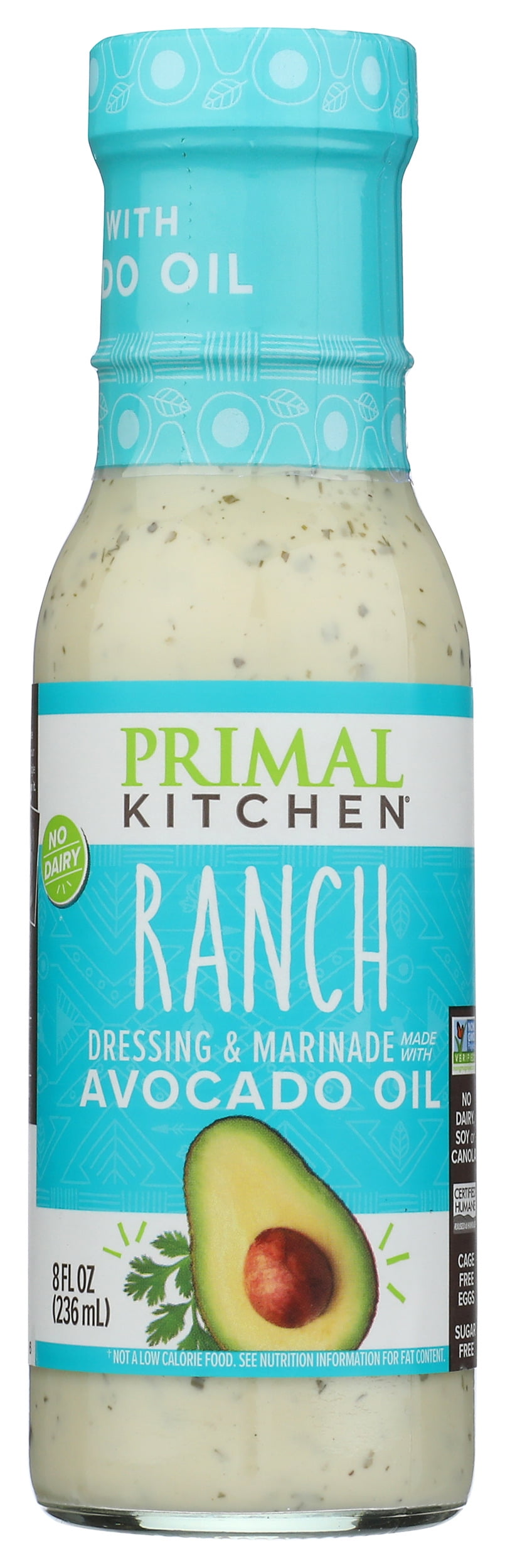 Pack of 6, Primal Kitchen Ranch Dressing & Marinade, 8 oz - Walmart.com