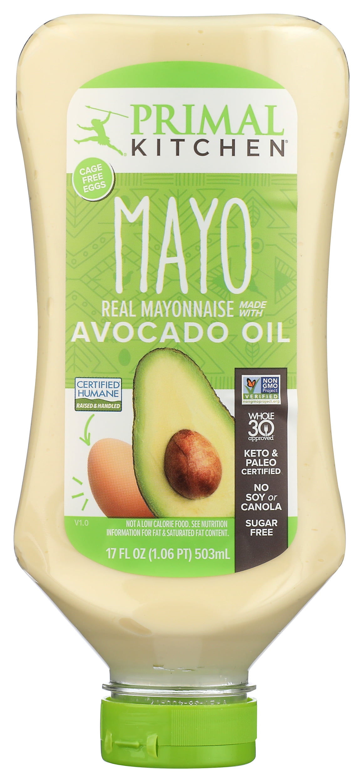 Pack of 6, Primal Kitchen Squeeze Mayo with Avocado Oil, 17 oz ...