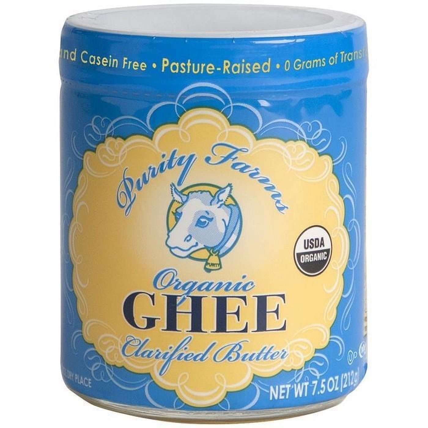 (Pack of 6)Purity Farm Organic Ghee, Clarified Butter, 7.5-Ounce ...