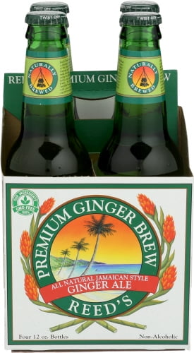(Pack of 6) Reeds Soda 4-Pack Ginger Premium 48 Fo - Walmart.com