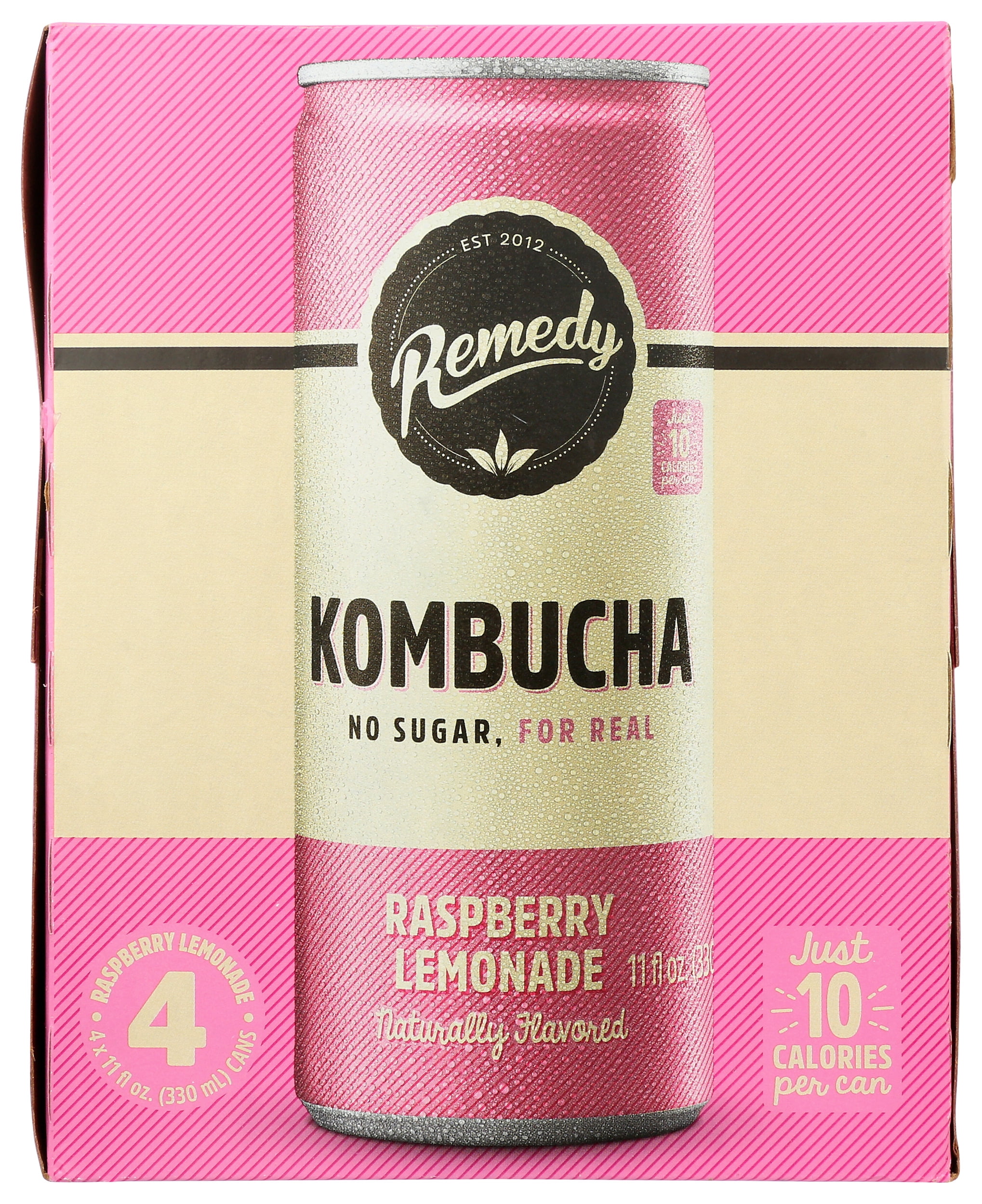 (Pack of 6), Remedy Raspberry Lemonade Kombucha, 44 fl oz - Walmart.com