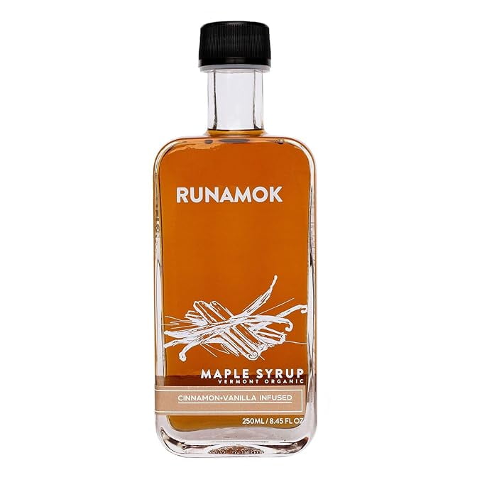 (Pack of 6), Runamok Maple Cinnamon-Vanilla Infused Maple Syrup, 8.45 ...