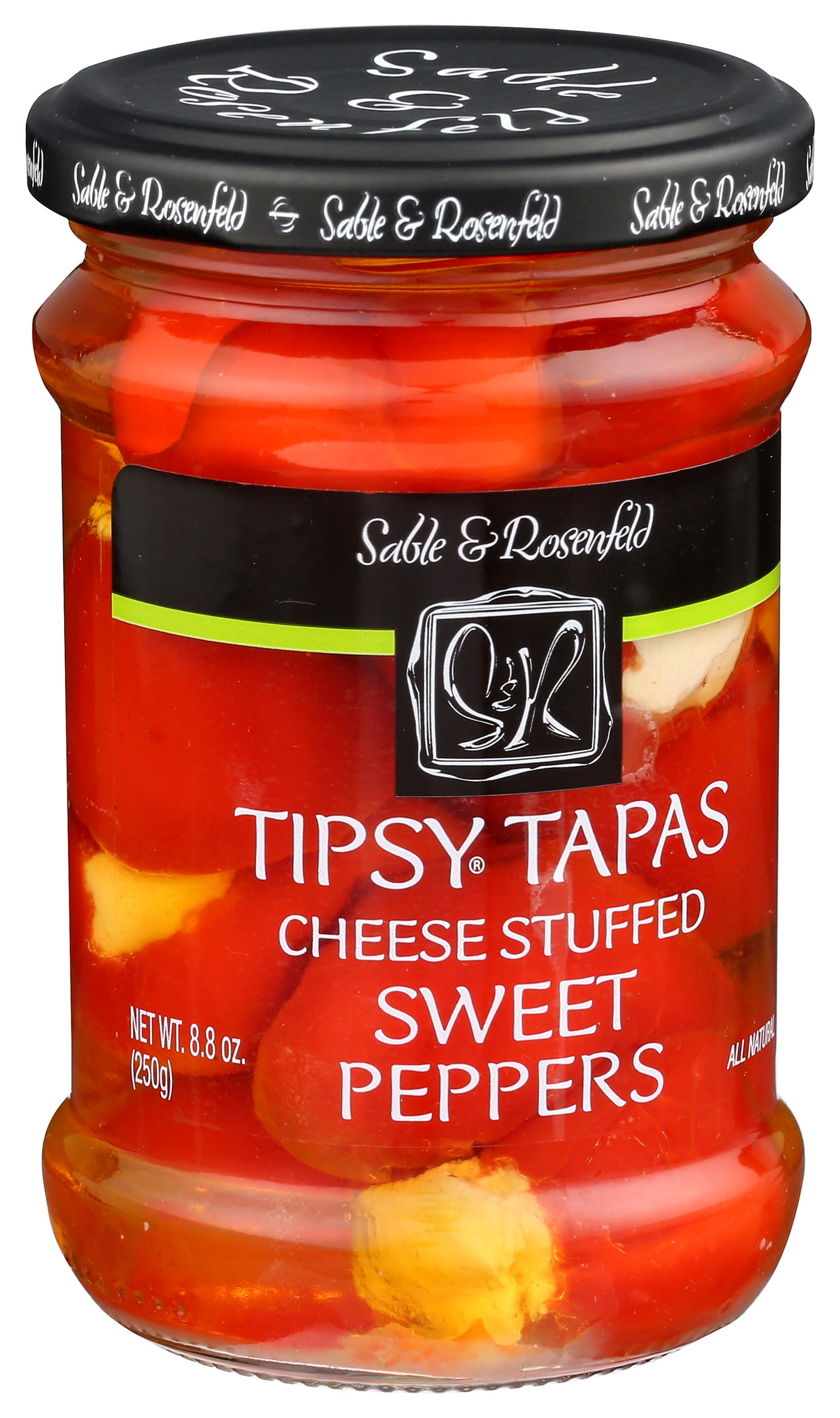 Pack of 6, Sable & Rosenfeld Tipsy Tapas Cheese Stuffed Sweet Peppers ...