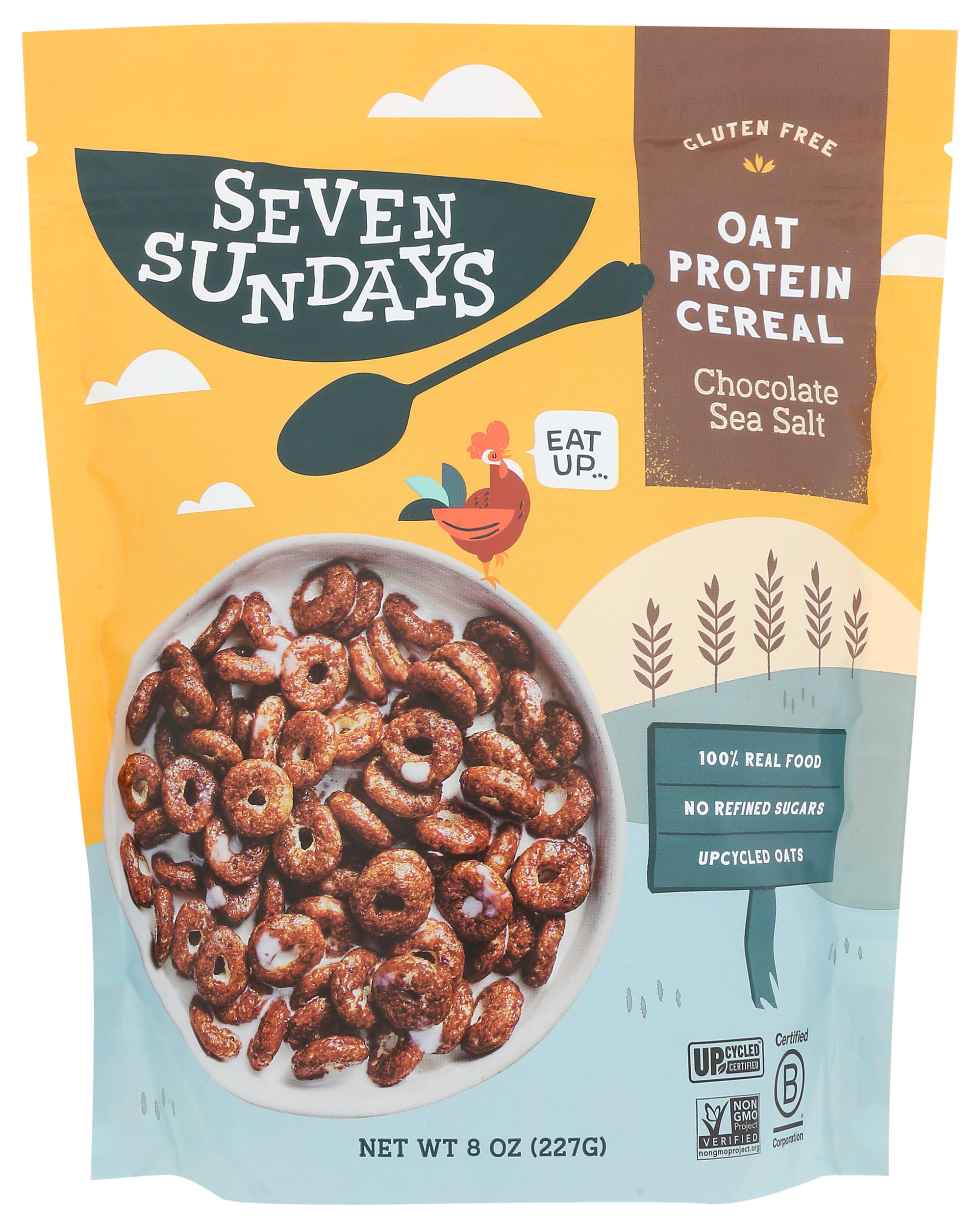(Pack of 6), Seven Sundays Chocolate Sea Salt Gluten Free Oat Cereal, 8 ...