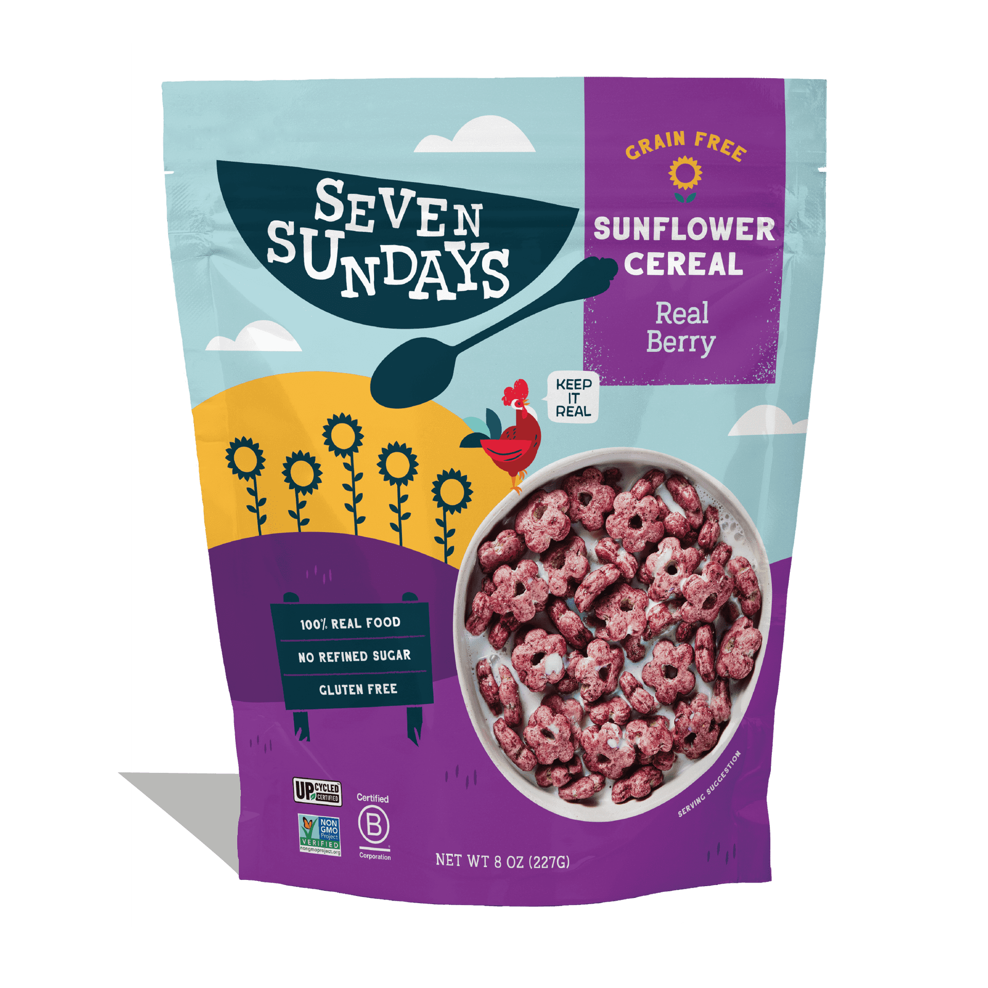 (Pack of 6), Seven Sundays Real Berry Sunflower Cereal, 8 oz - Walmart.com