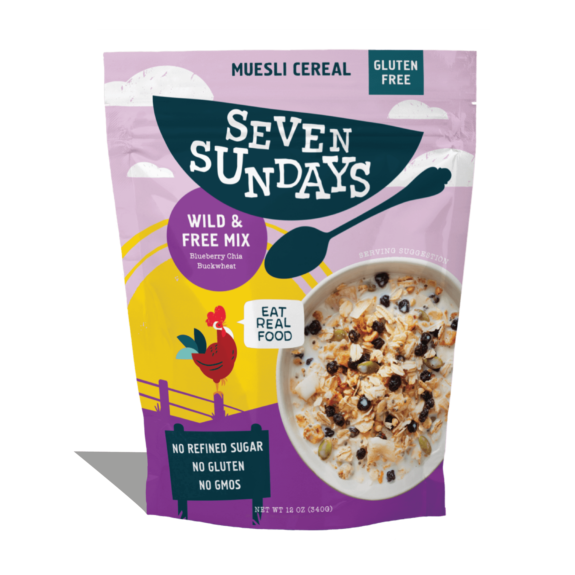 Seven Sundays Blueberry Chia Muesli for Breakroom Snacks - Walmart ...