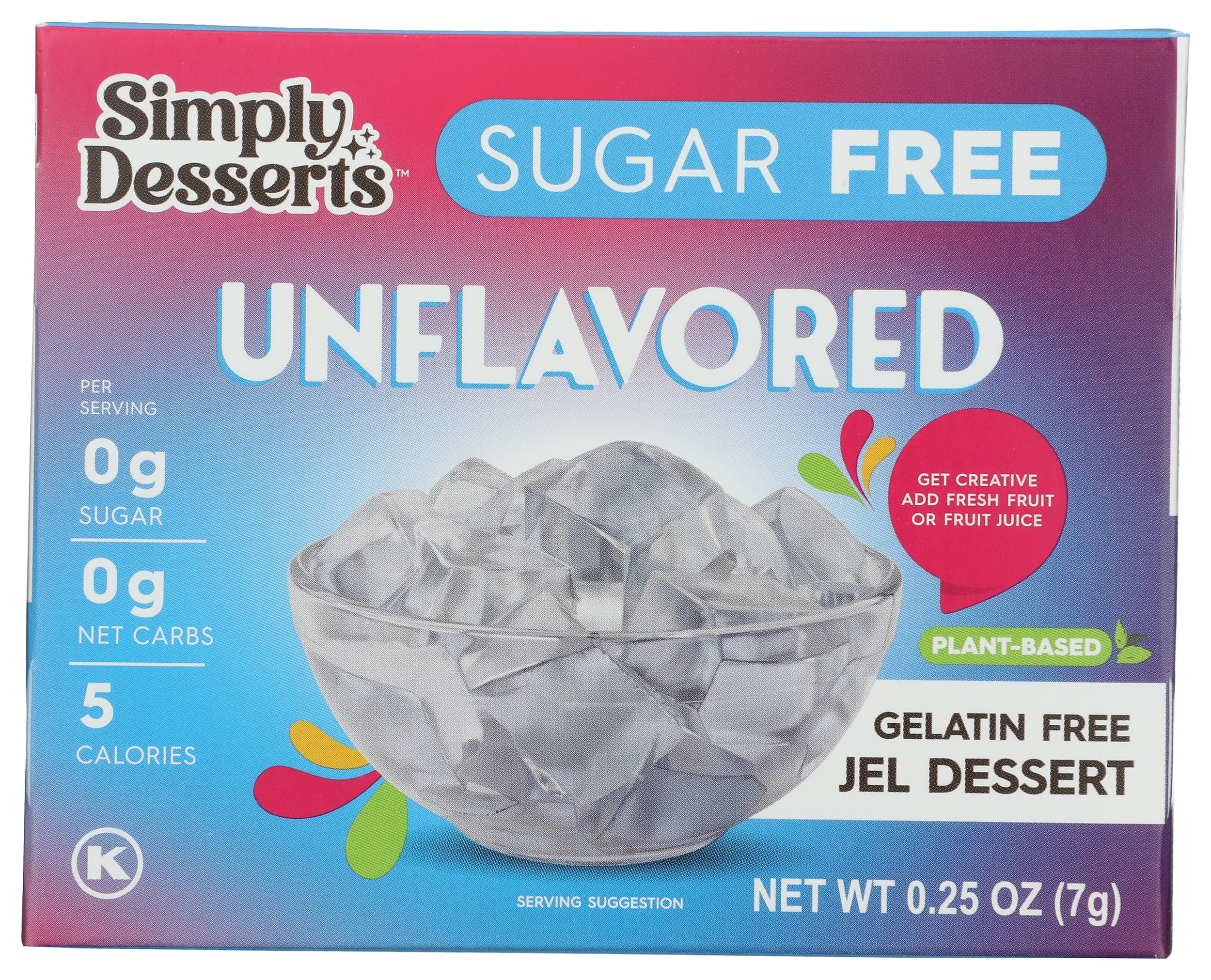 Pack of 6, Simply Delish Unflavored Jel, 0.25 oz - Walmart.com
