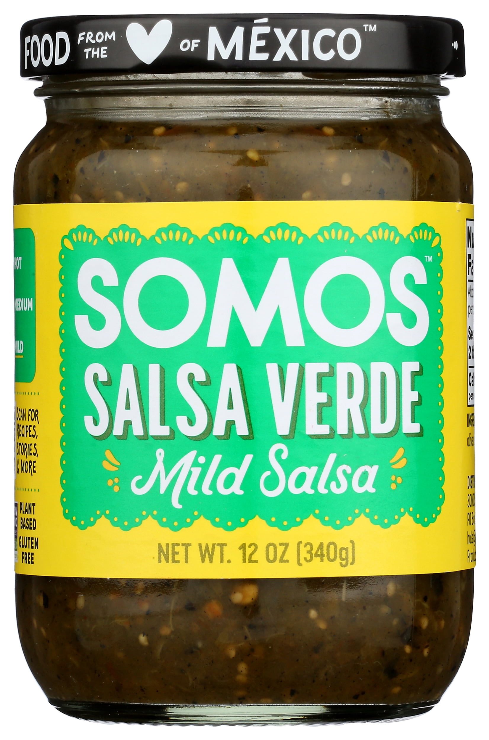 Pack of 6, Somos Mild Salsa Verde, 12 oz - Walmart.com