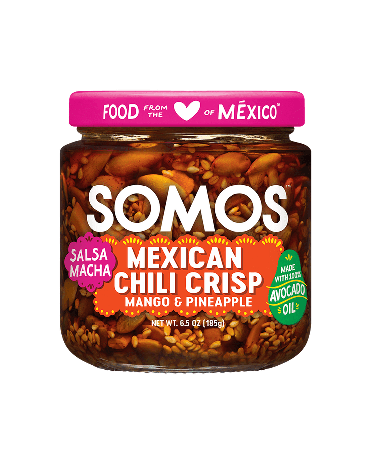 (Pack of 6), Somos Salsa Macha, Mexican Chili Crisp Mango & Pineapple ...