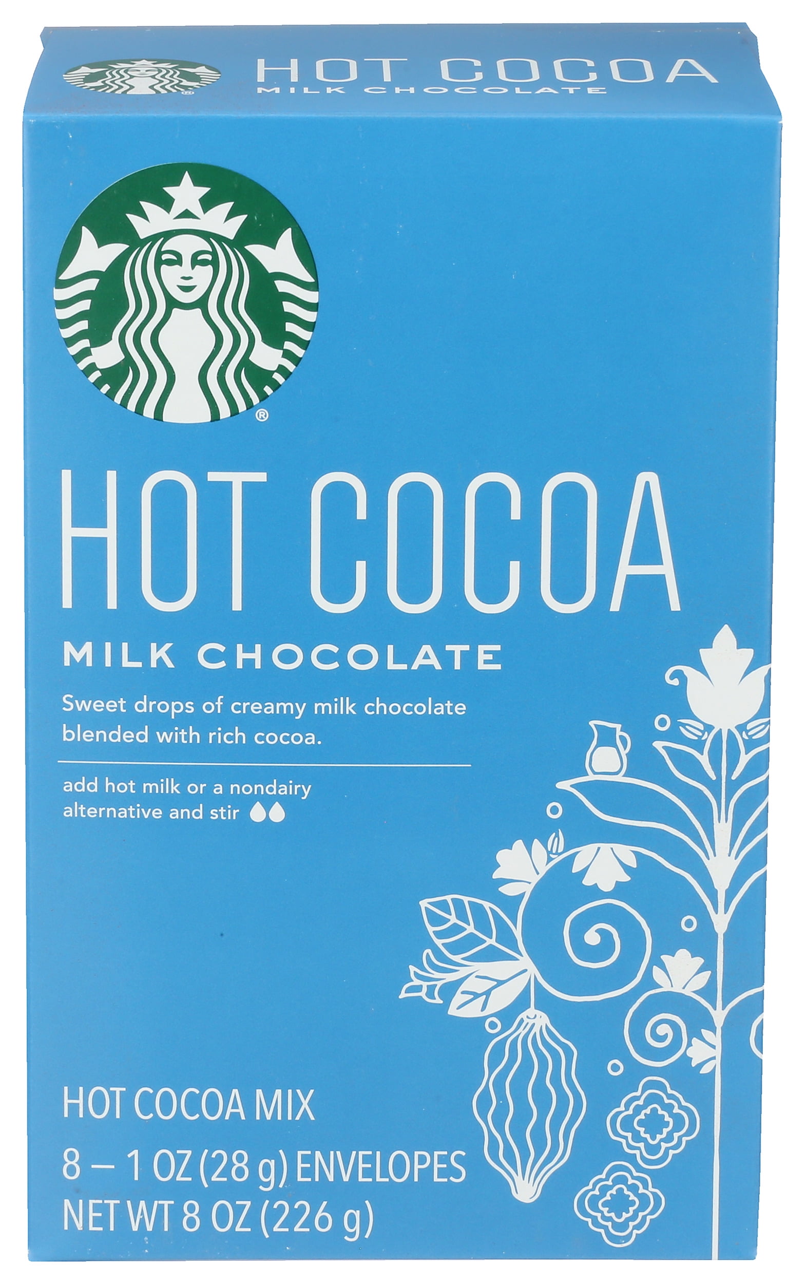 Pack of 6, Starbucks Milk Chocolate Hot Cocoa Mix, 8 oz - Walmart.com
