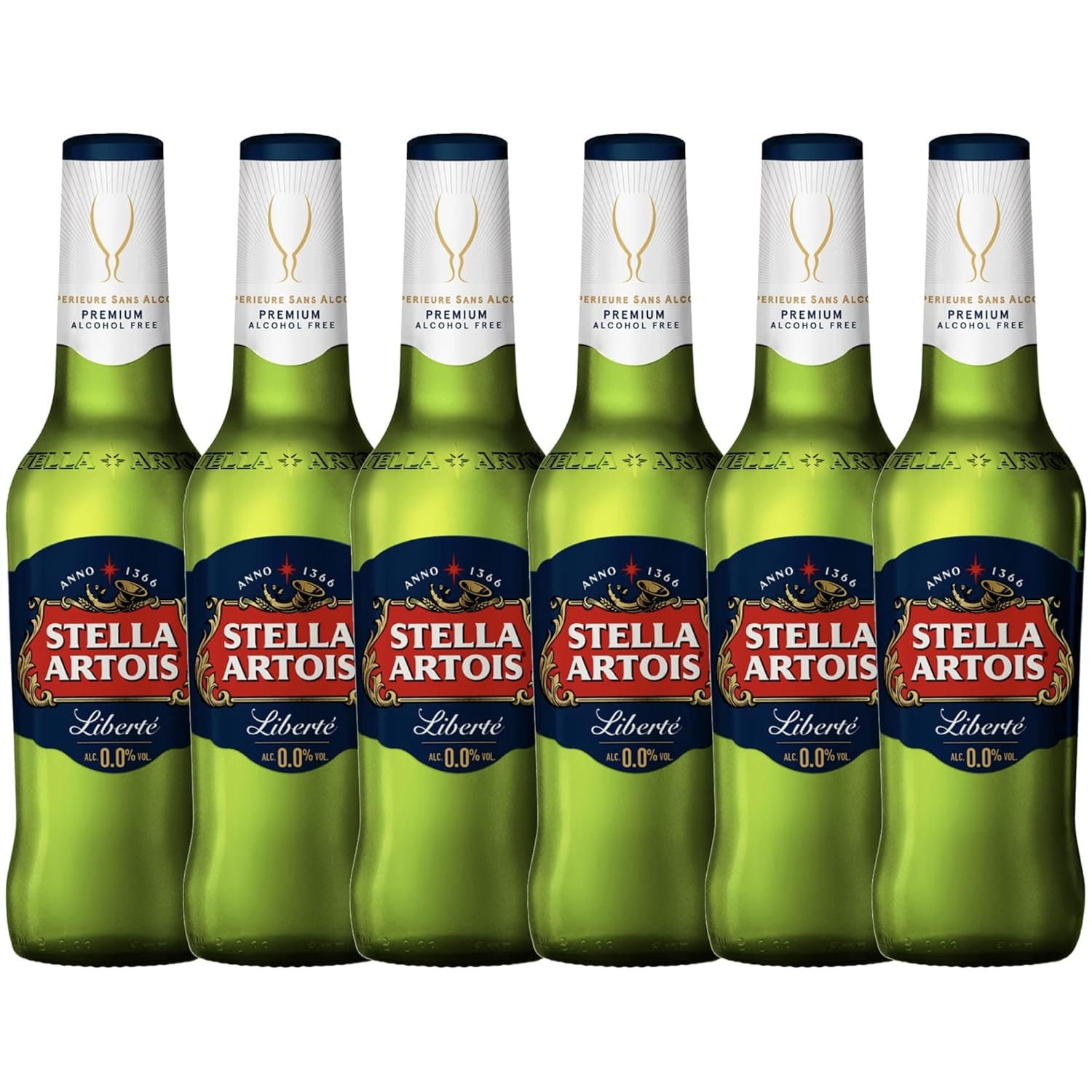 [Pack of 6] Stella Artois Liberté 0.0% Premium NA/Alcohol FREE Larger ...