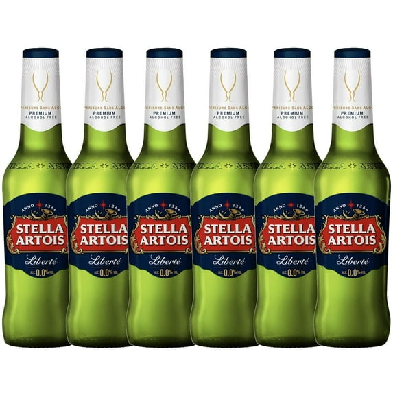 [Pack of 6] Stella Artois Liberté 0.0% Premium NA/Alcohol FREE Larger ...
