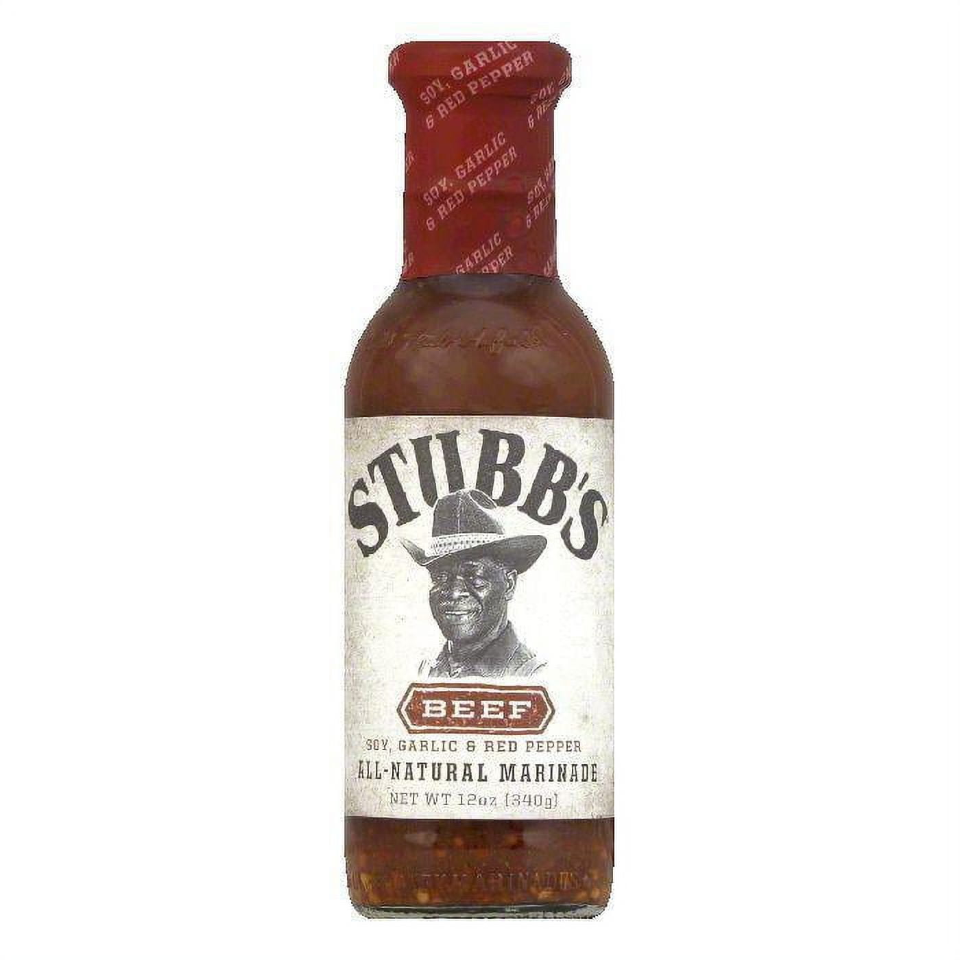 Stubb's Gluten-Free Beef Marinade, Liquid Marinated, 12-Ounce Bottles ...