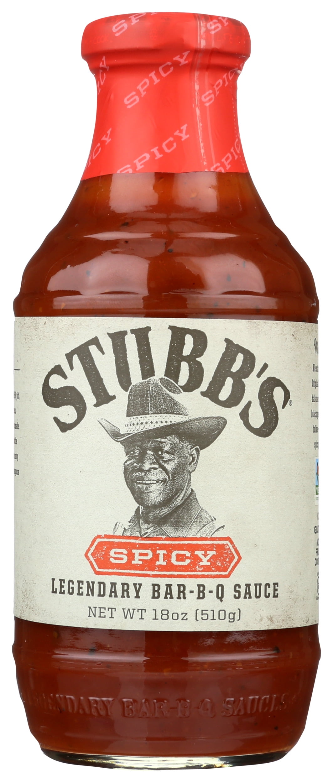 Pack of 6, Stubbs Spicy Barbecue Sauce, 18 oz - Walmart.com