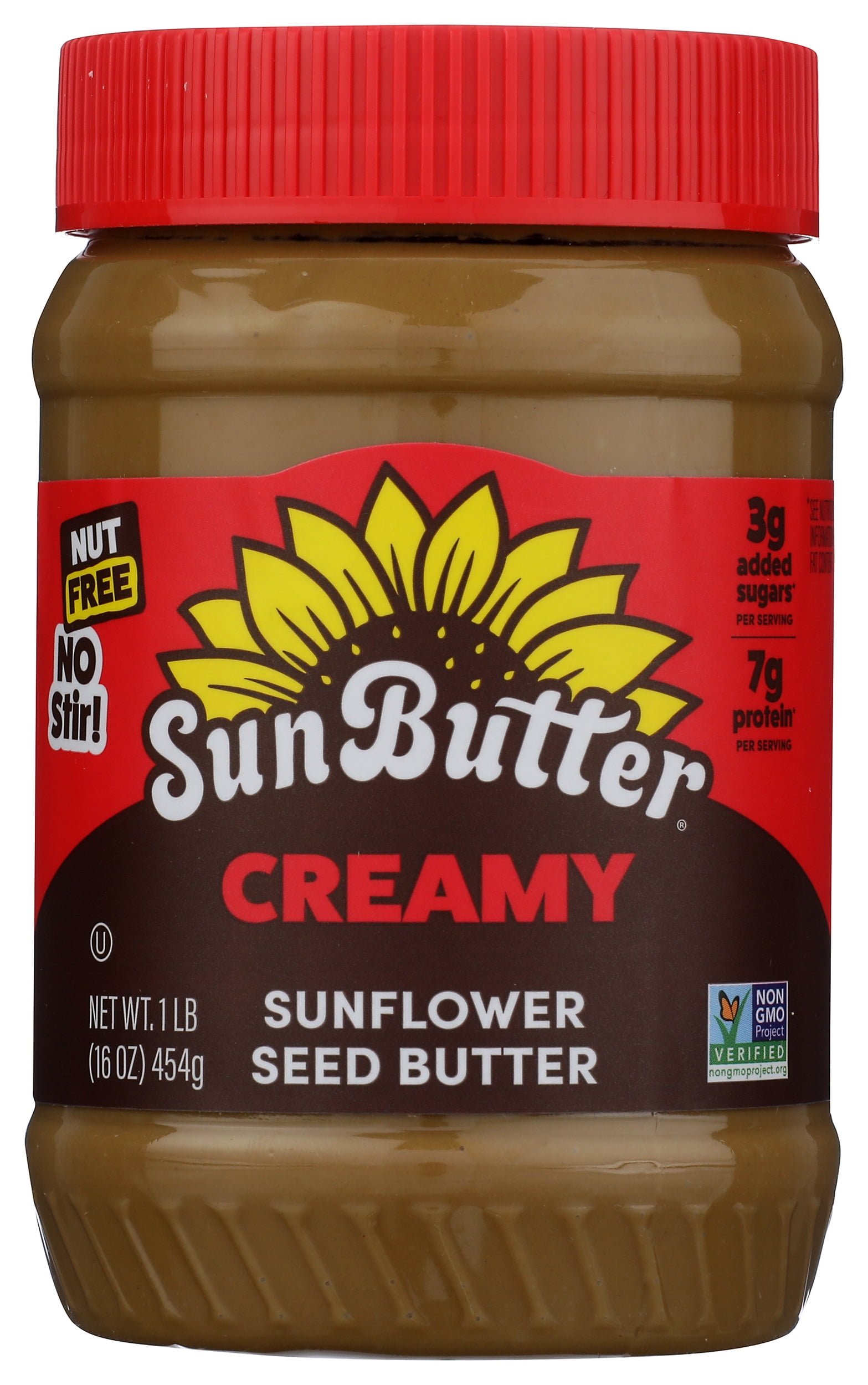 Pack of 6, Sunbutter Natural Creamy Sunflower® Seed Butter, 16 oz ...