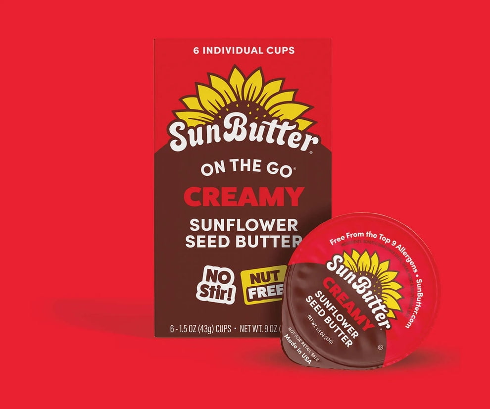 Pack of 6, Sunbutter Natural Creamy Sunflower® Seed Butter, 6 cups - 9 oz - Walmart.com