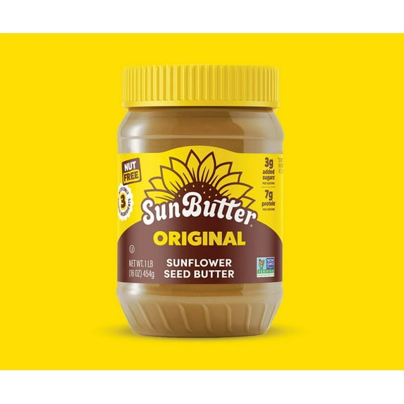 Pack of 6, Sunbutter Original Sunflower Seed Butter, 16 oz - Walmart.com