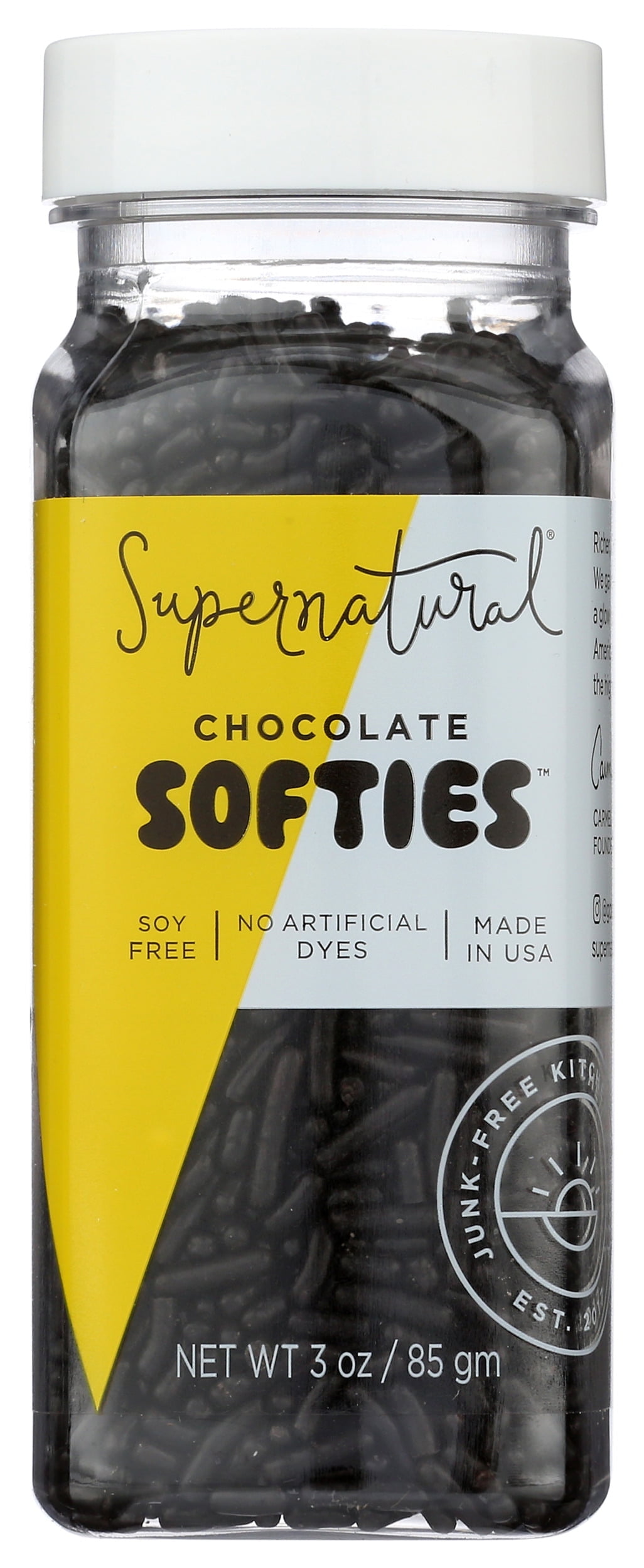 (Pack of 6) Supernatural Chocolate Softies Sprinkles, 3 oz - Walmart.com