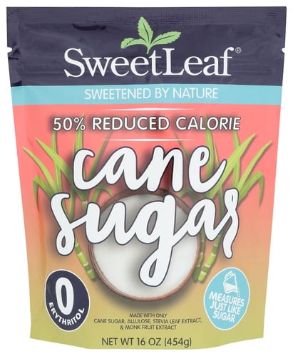 (Pack of 6) SweetLeaf Sugar Cane Reduced Substitute 16 Oz - Walmart.com