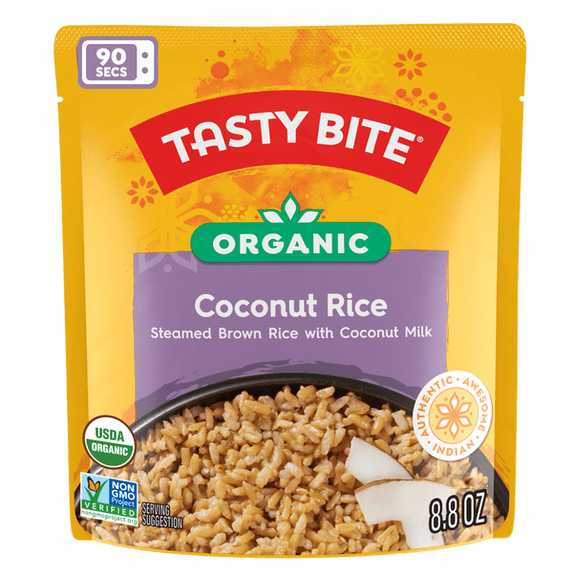 Pack of 6, Tasty Bite Organic Coconut Rice, 8.8 oz - Walmart.com