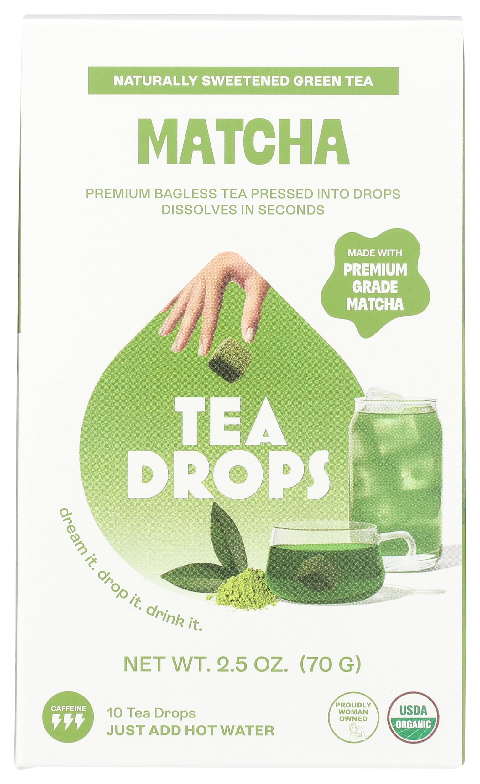 (Pack of 6), Tea Drops Matcha Green Tea, 2.5 oz - Walmart.com