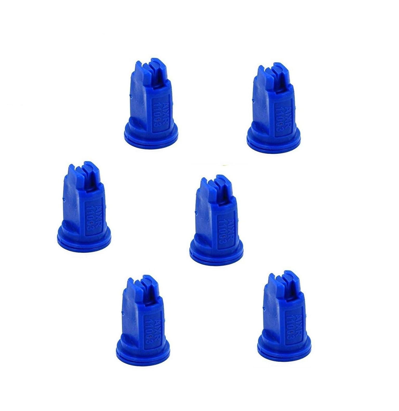 Pack of 6 - TeeJet Air Induction XR Flat Spray Tips Blue 110° 0.3 GPM ...