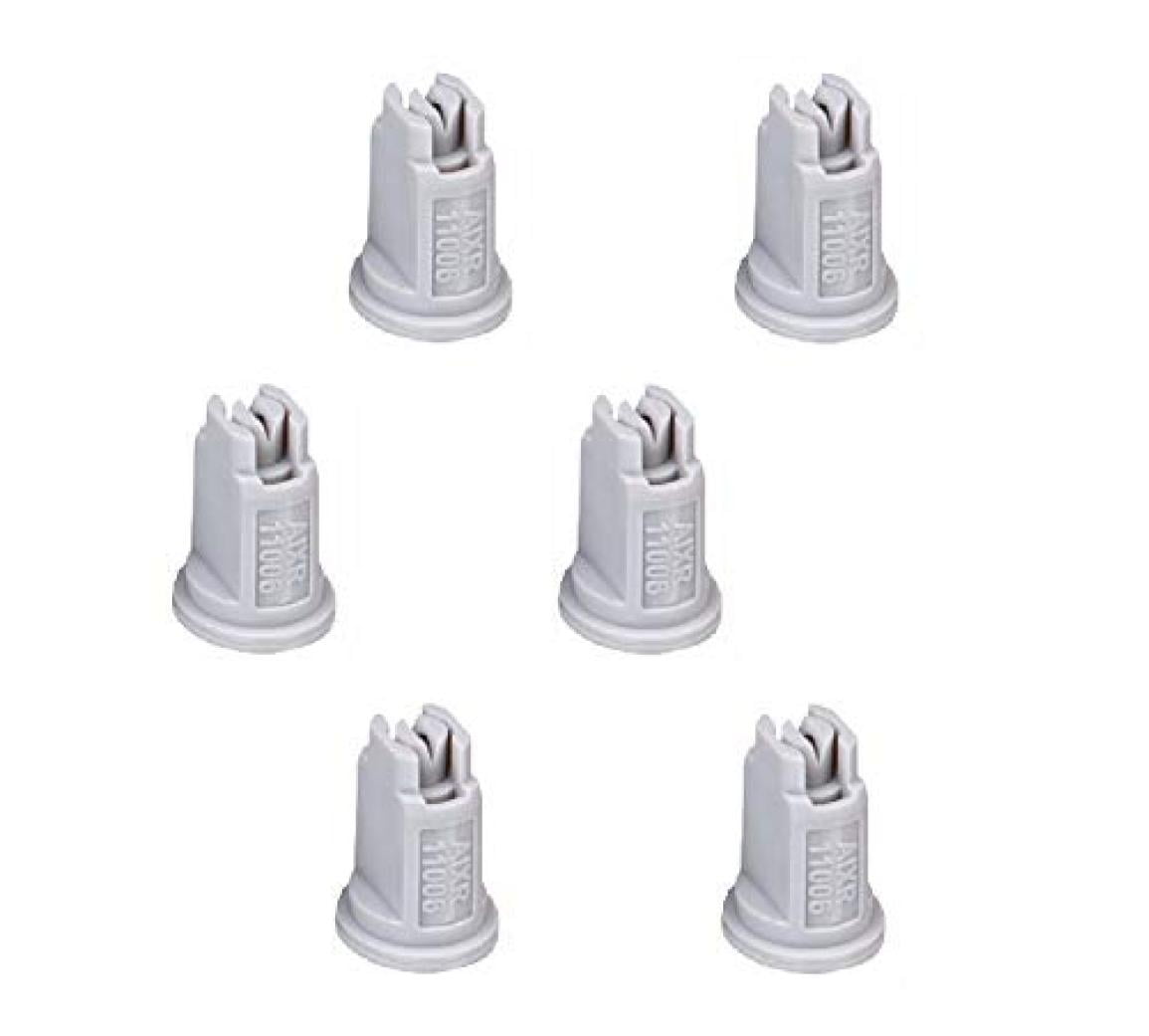 Pack of 6 - TeeJet Air Induction XR Flat Spray Tips Gray 110° 0.6 GPM ...