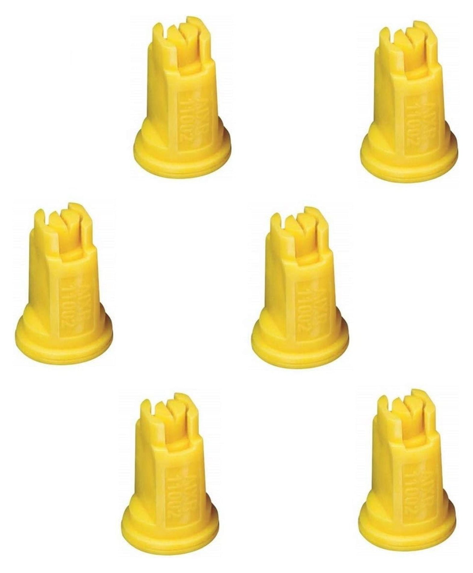 Pack of 6 - TeeJet Air Induction XR Flat Spray Tips Yellow 110° 0.2 GPM ...