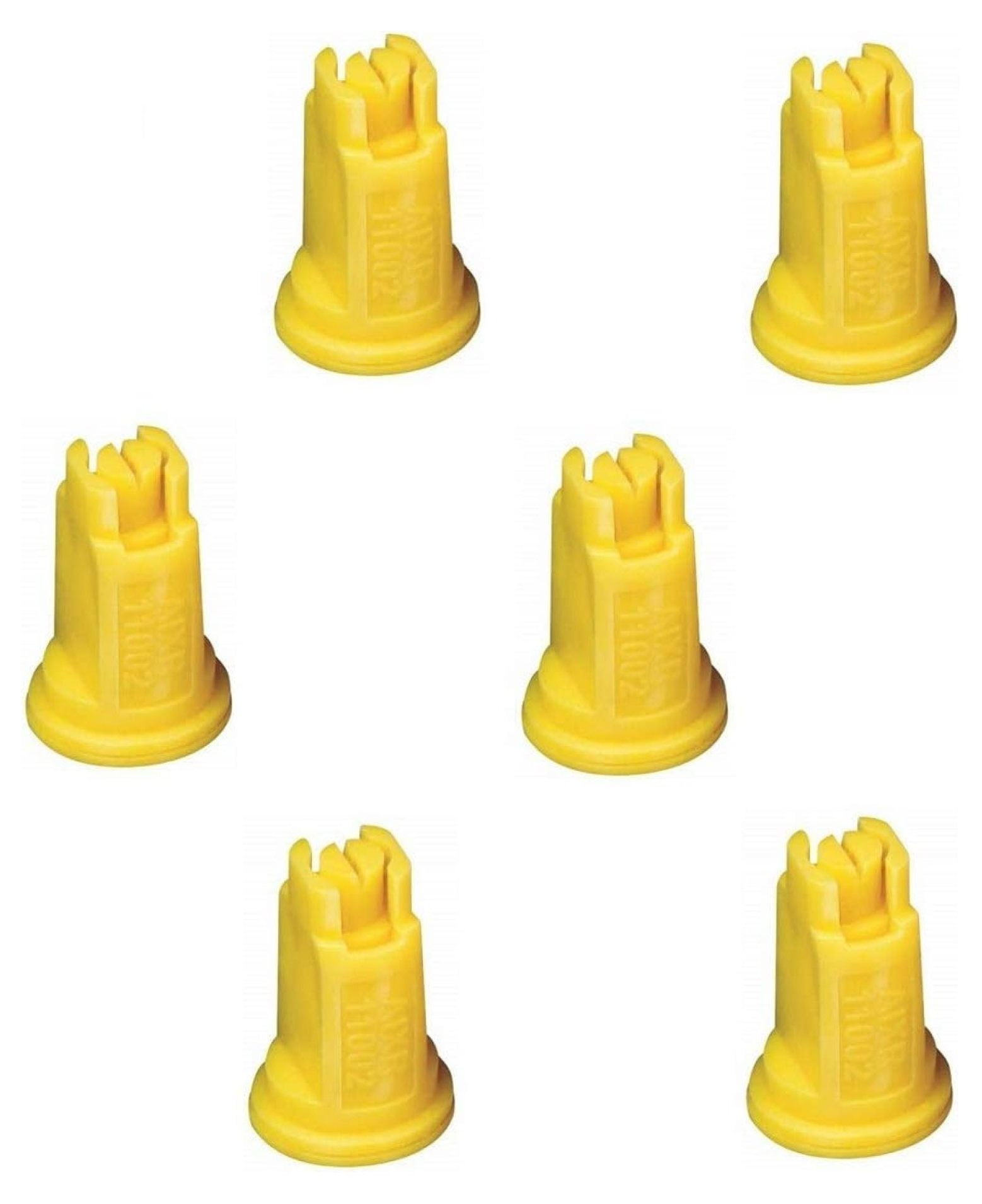 Pack of 6 - TeeJet Air Induction XR Flat Spray Tips Yellow 110° 0.2 GPM ...