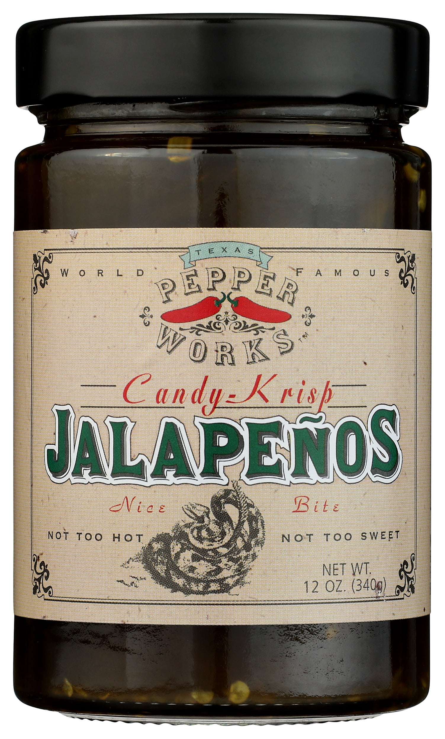 Pack of 6, Texas Pepper Works Candy Crisp Jalapeños, 12 oz - Walmart.com