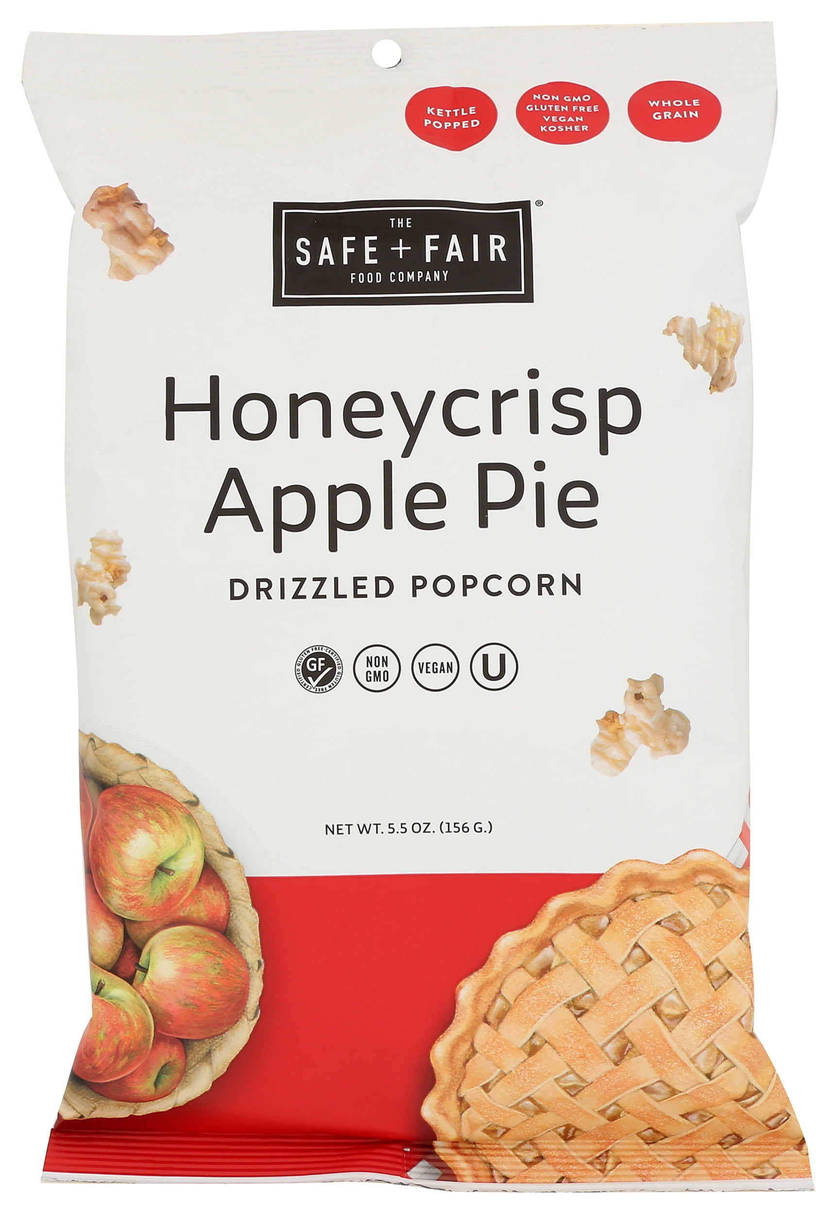 Pack of 6, The Safe And Fair Food Co Honeycrisp Apple Pie Drizzled ...