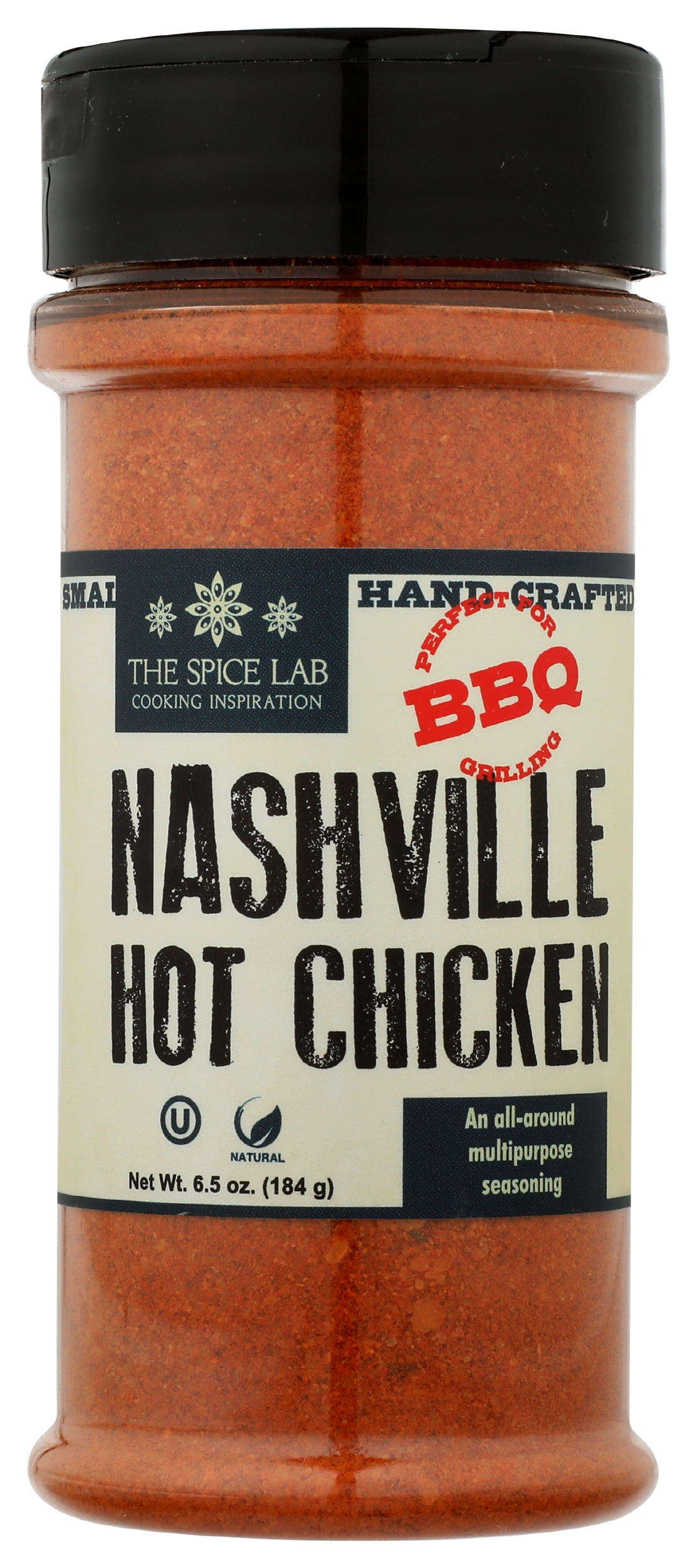 Pack of 6, The Spice Lab Nashville Hot BBQ Chicken Seasoning, 6.5 oz ...