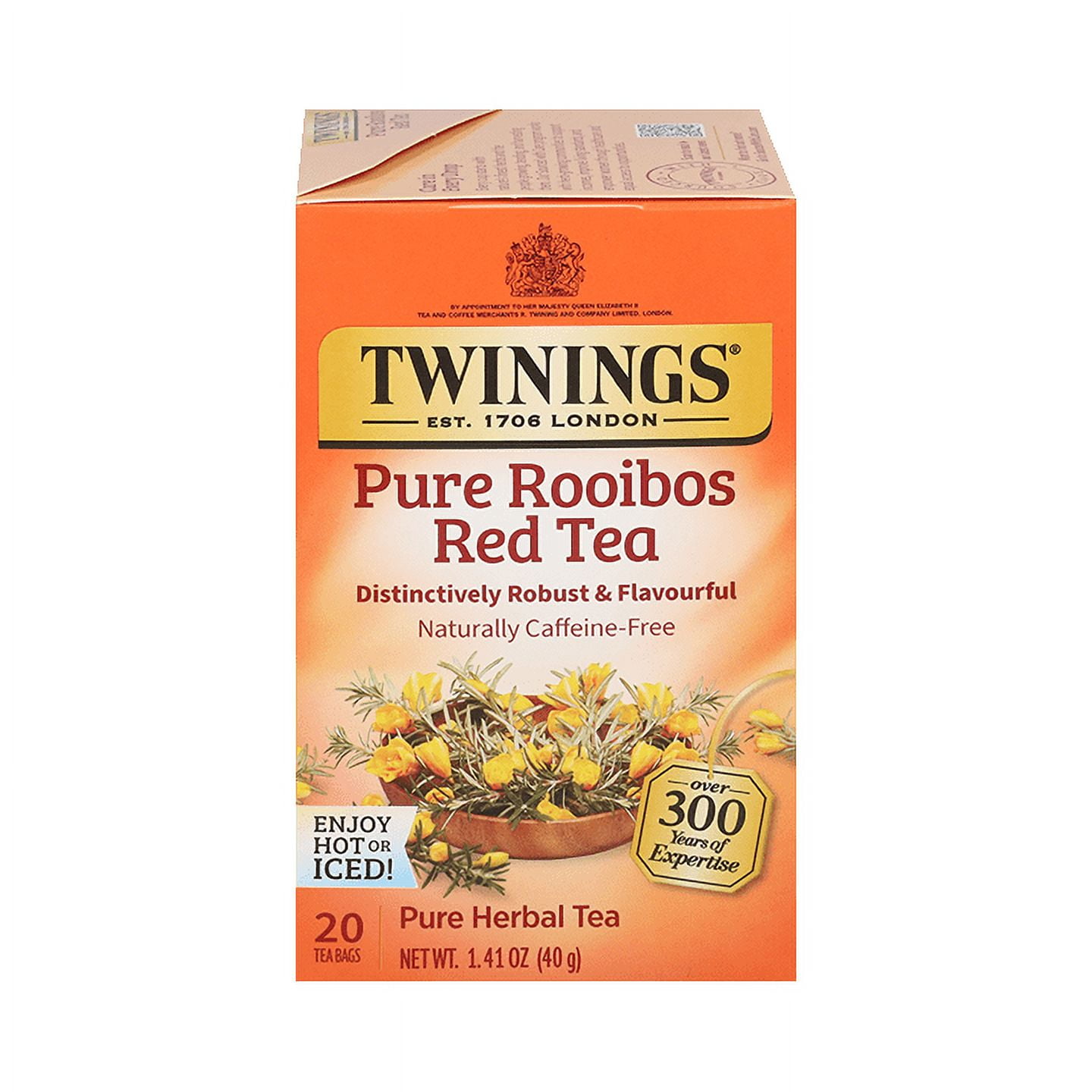 Pack of 6, Twinings Pure Rooibos Red Tea, 1.41 oz - Walmart.com