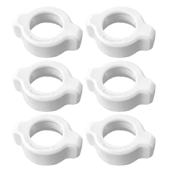 Pack of 6 Universally 17mm Ball Head Fixing Nut Replacement Parts for ...