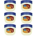 Pack of (6) Vaseline Lip Therapy Lip Balm Mini, Cocoa, 0.25 oz ...