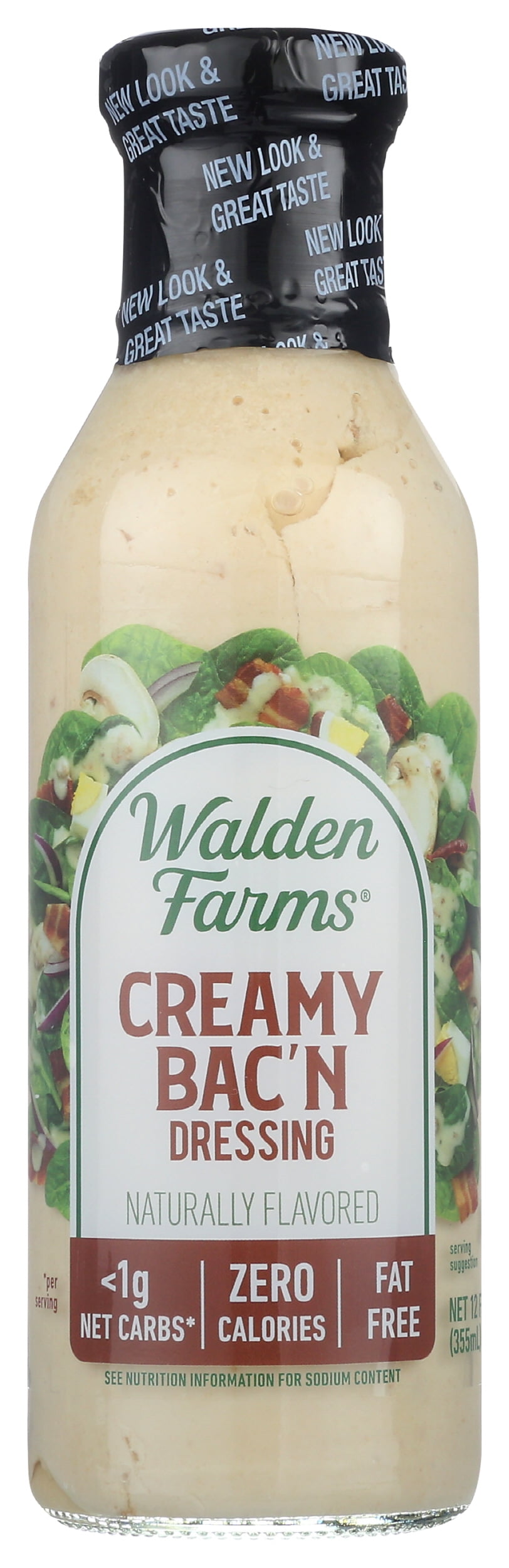 Pack of 6, Walden Farms Creamy Bac'n Dressing, 12 fl - Walmart.com