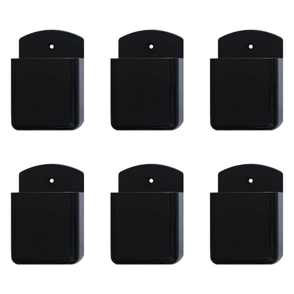 Pack of 6 Wall Mount Storage Containers for Remote Controls Keys Space ...