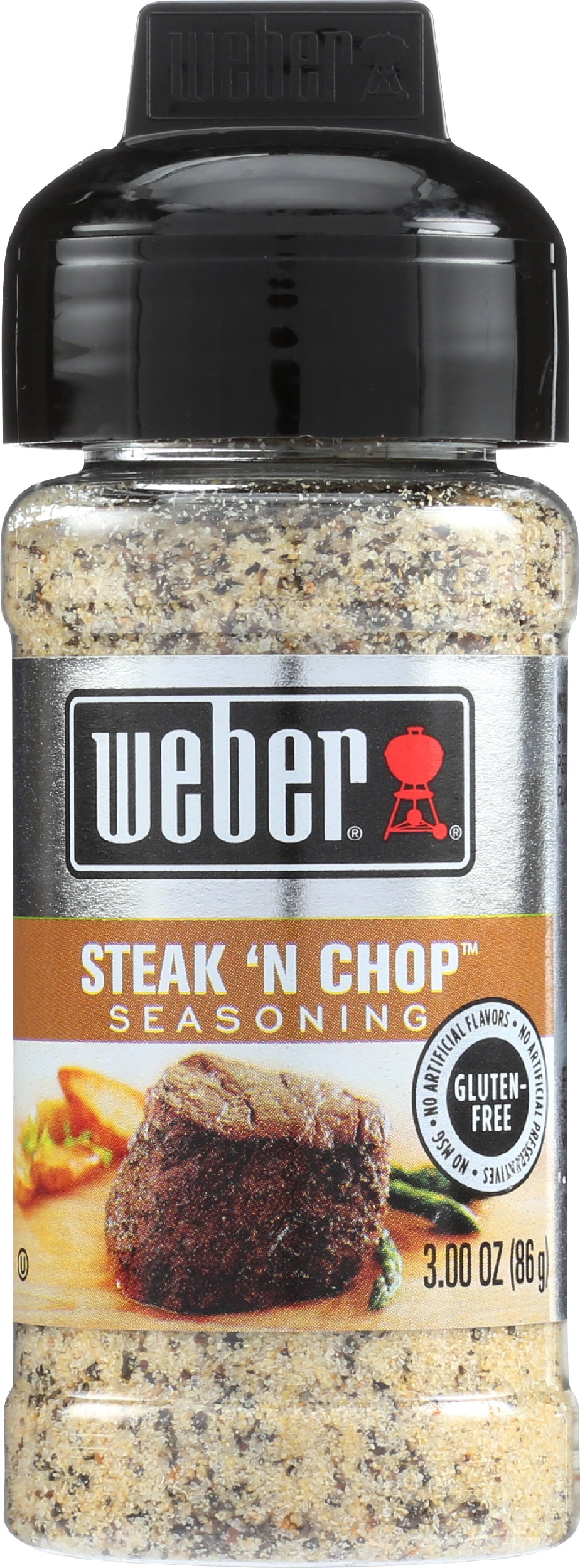 Pack of 6, Weber Steak ‘n Chop Seasoning, 3 oz - Walmart.com