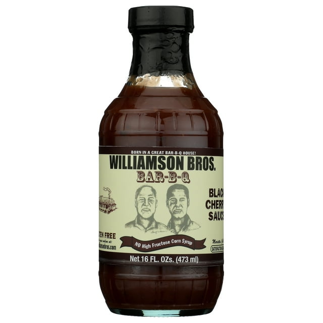 Pack of 6, Williamson Bros Black Cherry BBQ Sauce, 16 fl oz - Walmart.com