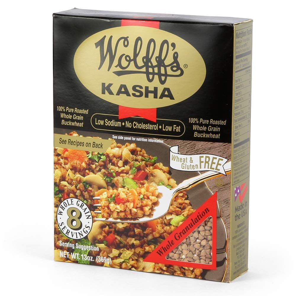 (Pack of 6) Wolff's Kasha Whole Granulation Roasted Buckwheat, 13 oz ...