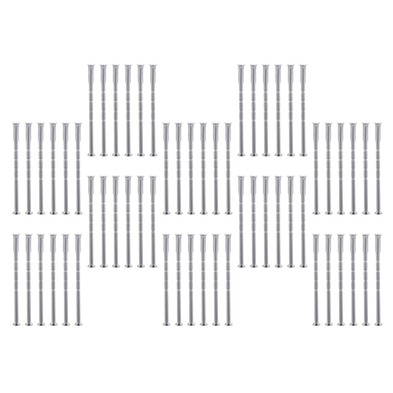 Pack of 60 Door Handle Fixing Screws & Sleeves 60 Sets Door Handle Bolt ...