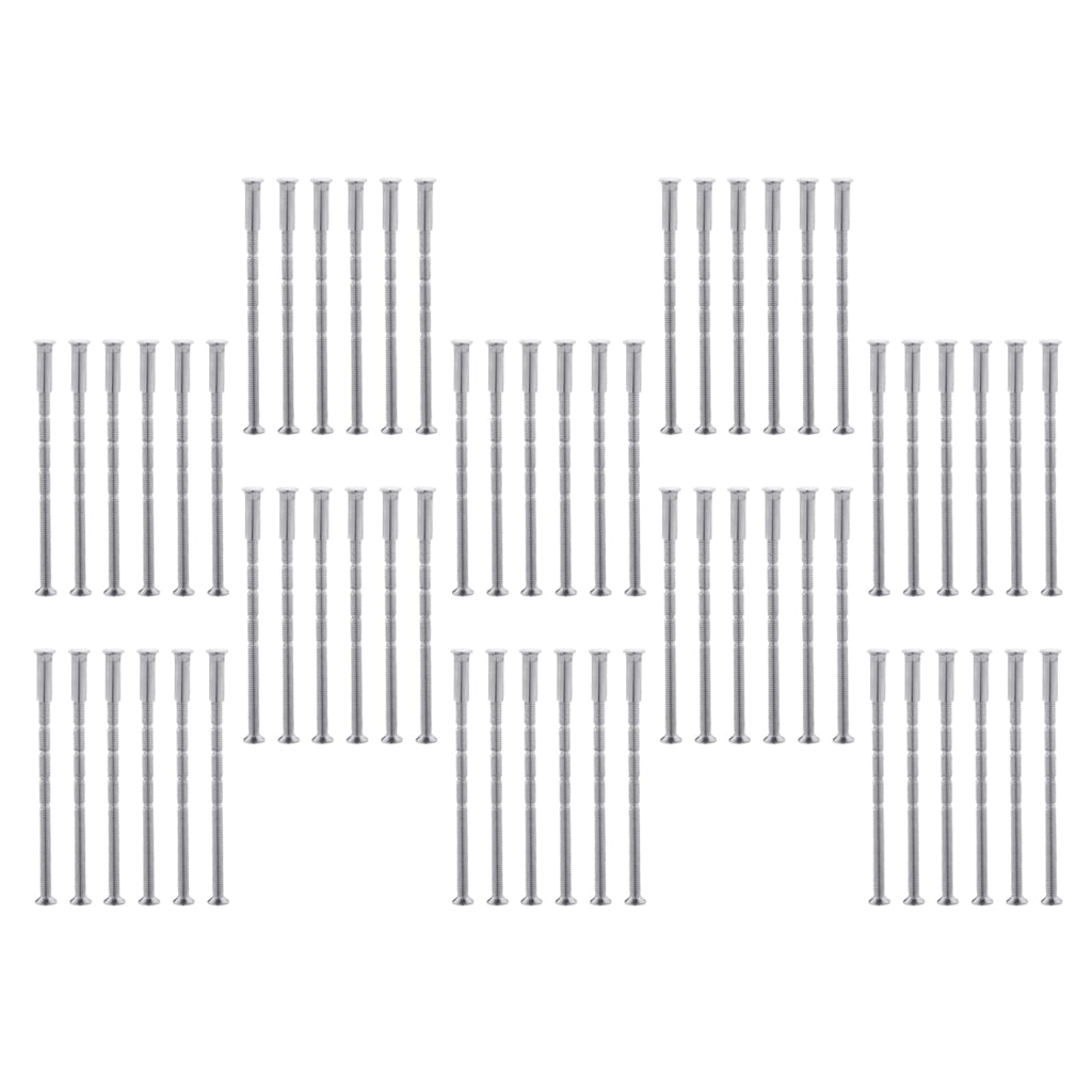 Pack of 60 Door Handle Fixing Screws & Sleeves 60 Sets Door Handle Bolt ...