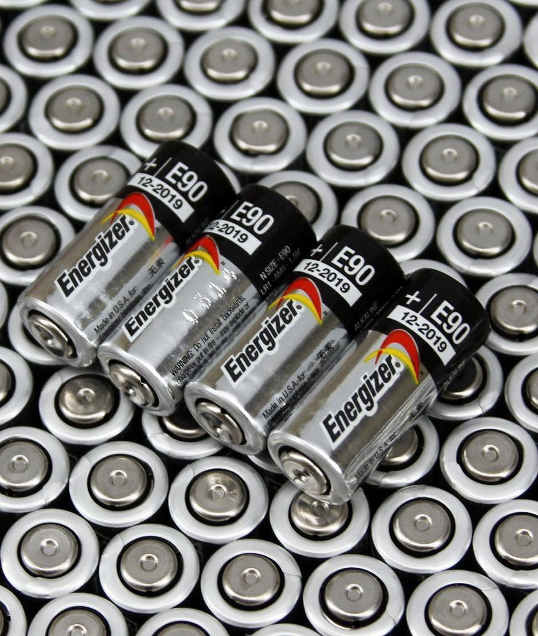 Pack of 60 Energizer E90 N Size 1.5V Alkaline Battery - Bulk Pack ...
