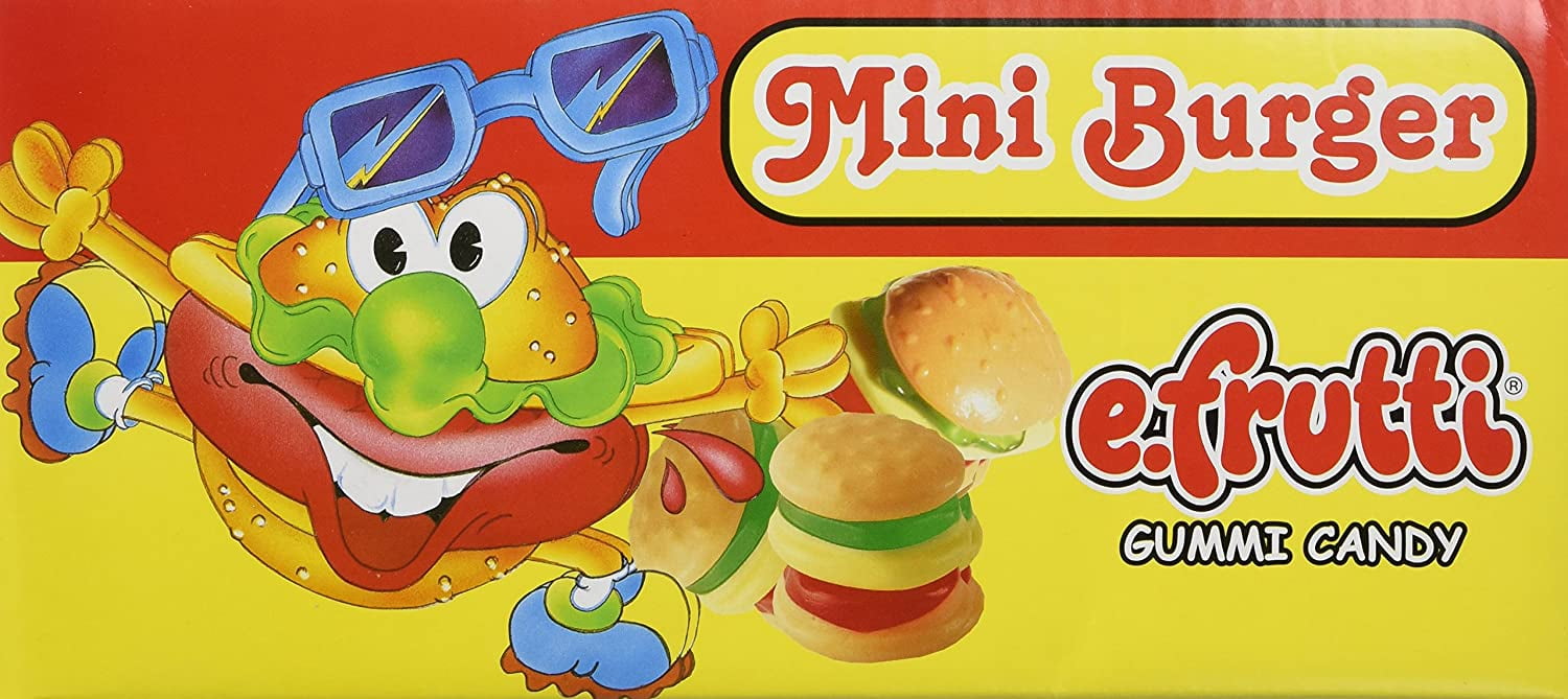 Pack of 60 Gummi Mini Burgers - Walmart.com