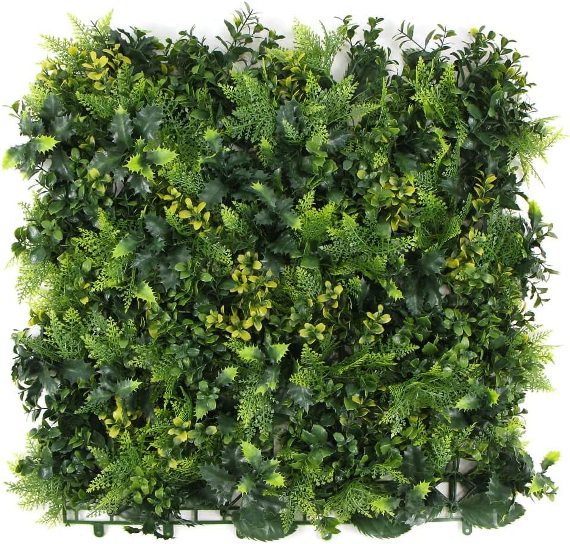 Pack of 6pcs 20"x20" Artificial Topiary Hedges Panels, Plastic Faux ...