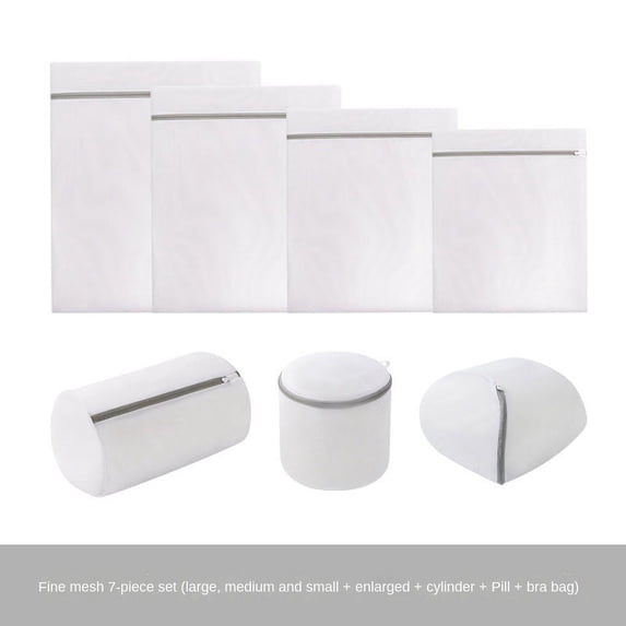 Pack of 7 Delicate Bra Washing bag - High Permeability Sandwich Fabric ...