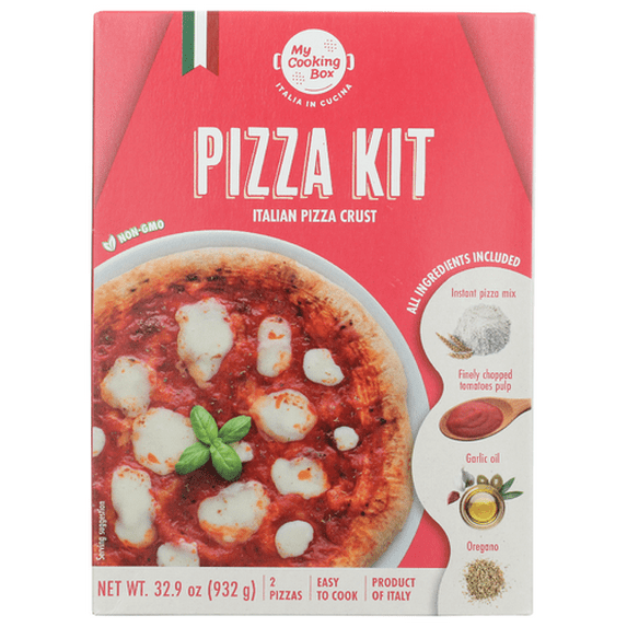 (Pack of 7) My Cooking Box Italian Pizza Kit Pizza Crust 32.9 oz ...