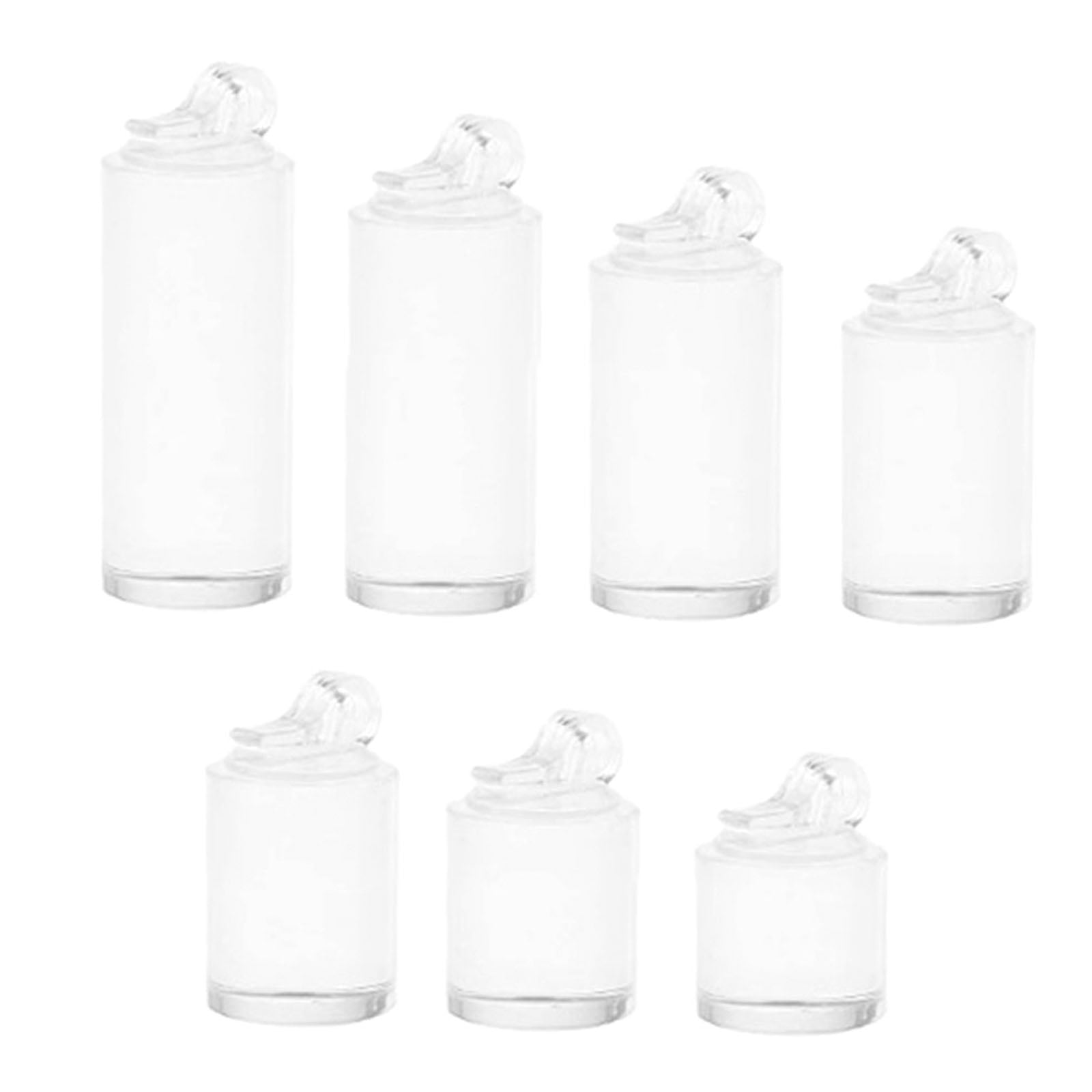 Pack of 7 Practical Sturdy Acrylic Rings Display Stands Portable ...