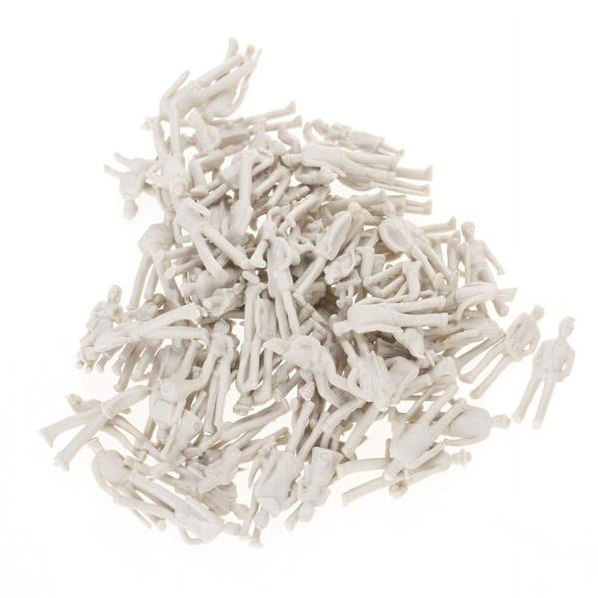 Pack of :75 Unpainted Model Train Figures for Layout Scenery Sandtable ...